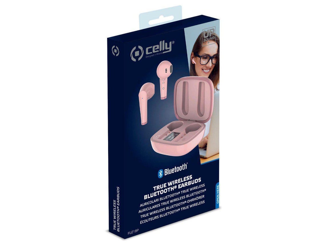 Auriculares Bluetooth True Wireless CELLY Fuz1 (In Ear - Microfone ...