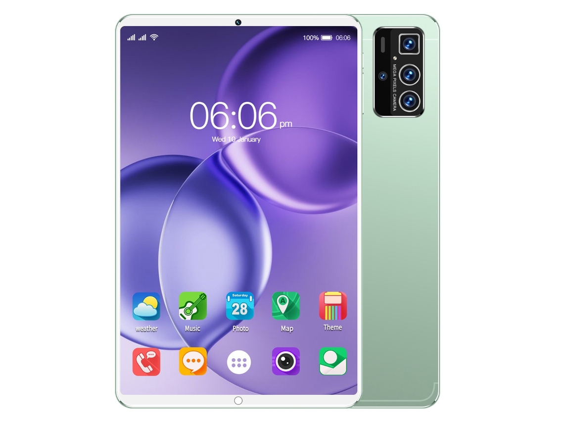 Tablet PRITOM 14PRO + Teclado Bluetooth + Capa de Couro + Auriculares ...