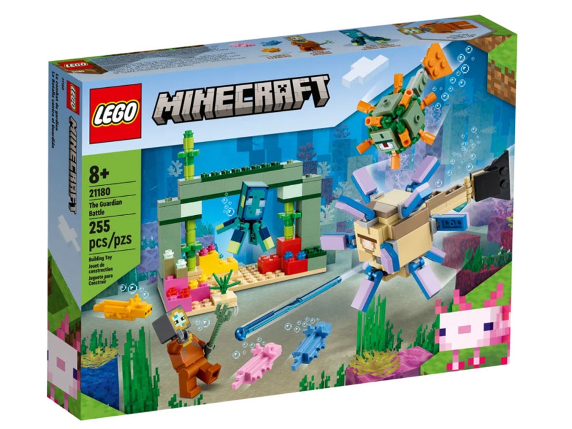 LEGO Minecraft: A batalha do guardião (Idade Mínima: 8) | Worten.pt