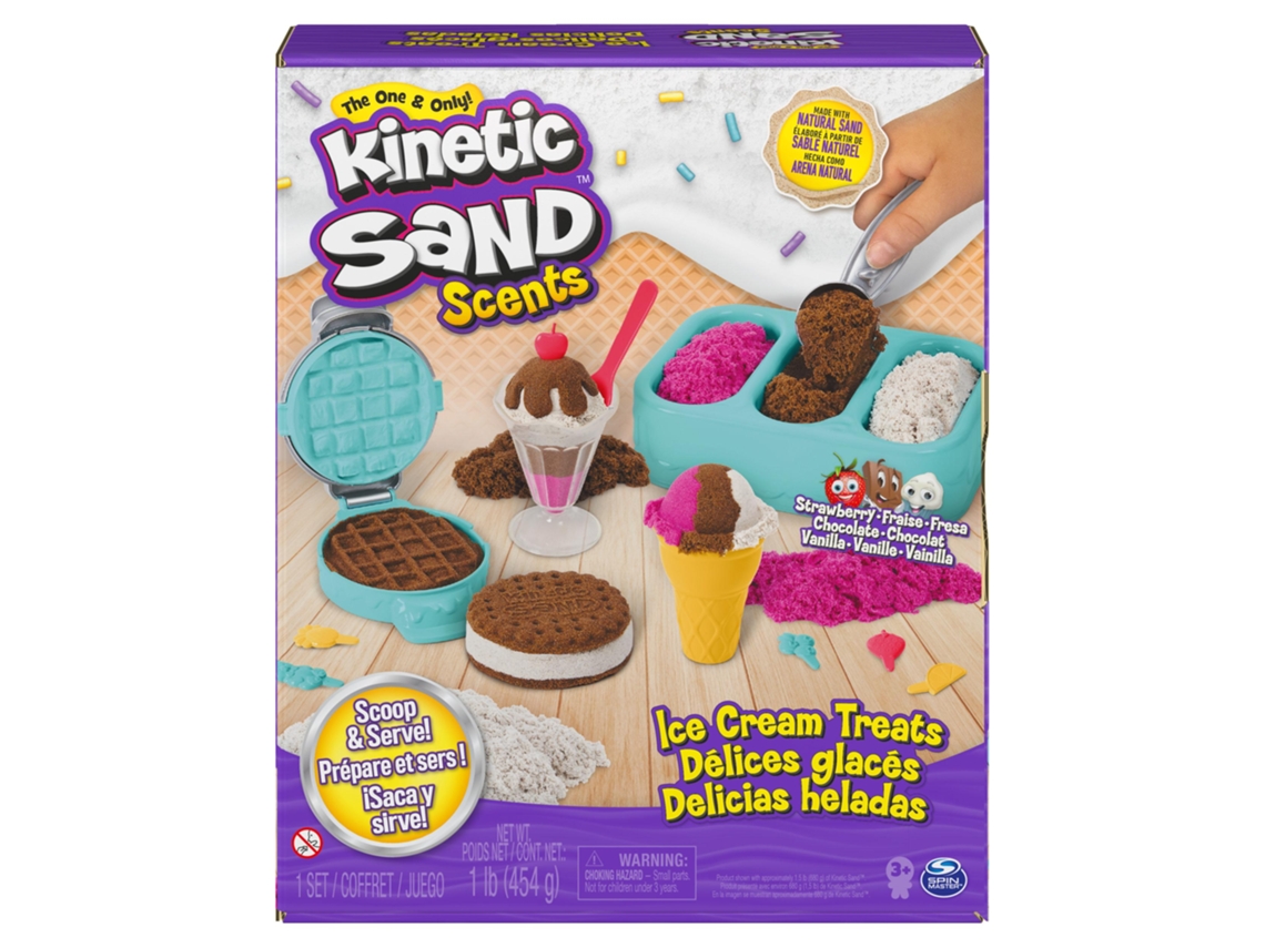 Kinetic Sand Ice Cream Treats Playset Jogo de Areia | Worten.pt