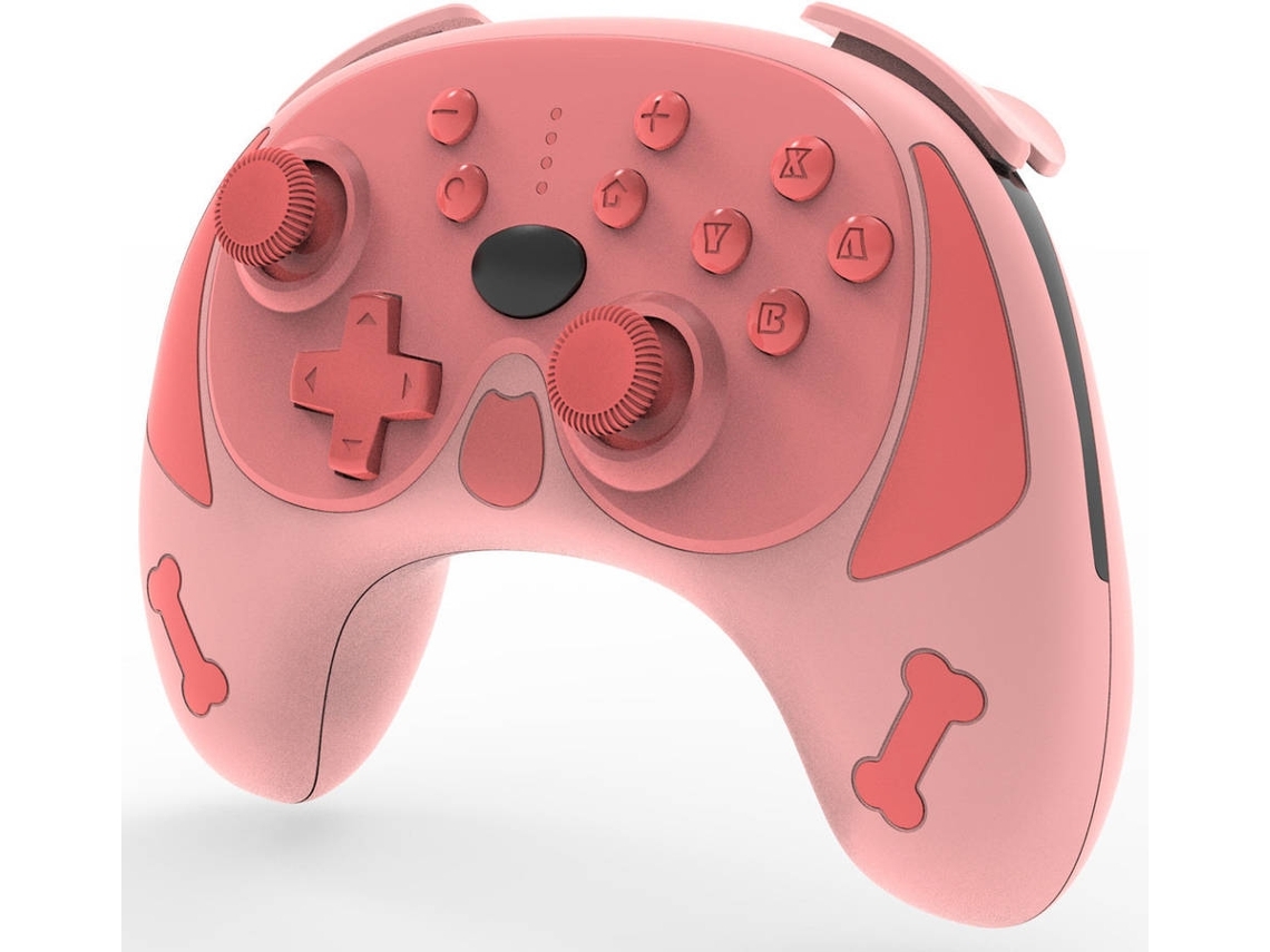 Comando Nintendo Switch/Switch Pro ENKERS Gamepad (Wireless - Rosa ...