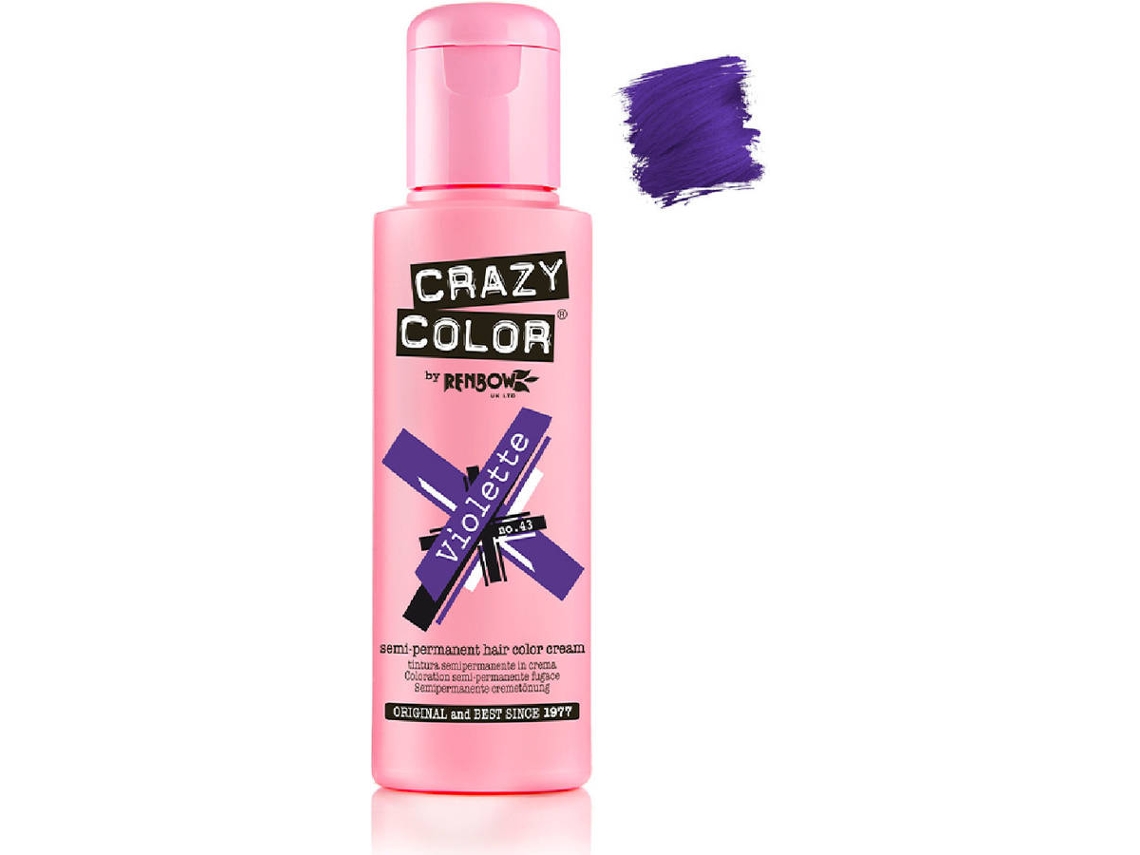 Coloração Semi Permanente CRAZY COLOR Violette no. 43 (100 ml) | Worten.pt