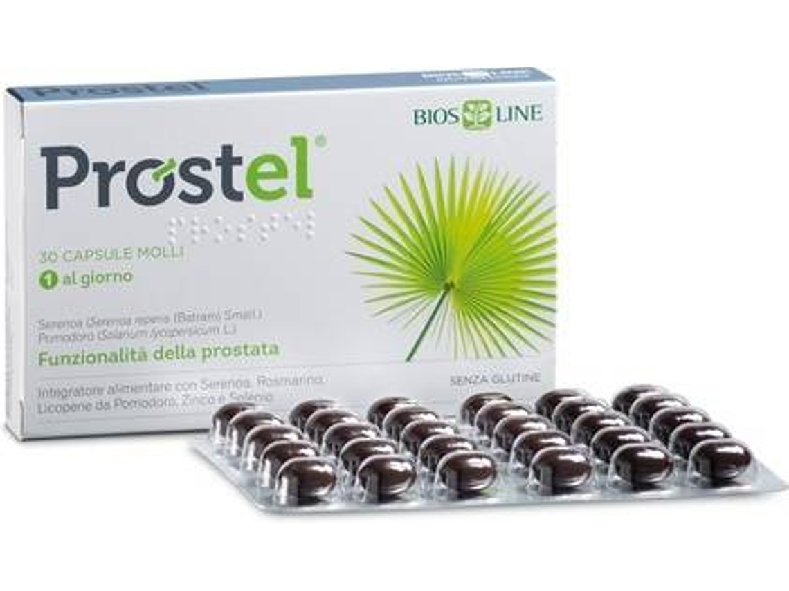 Suplemento Alimentar BIOSLINE Prostel (30 cápsulas) | Worten.pt