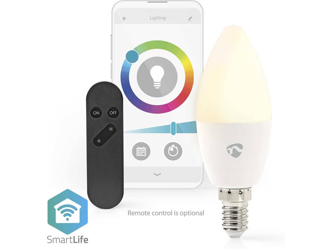 Lâmpada NEDIS E14 WIFILRC10E14 | Worten.pt