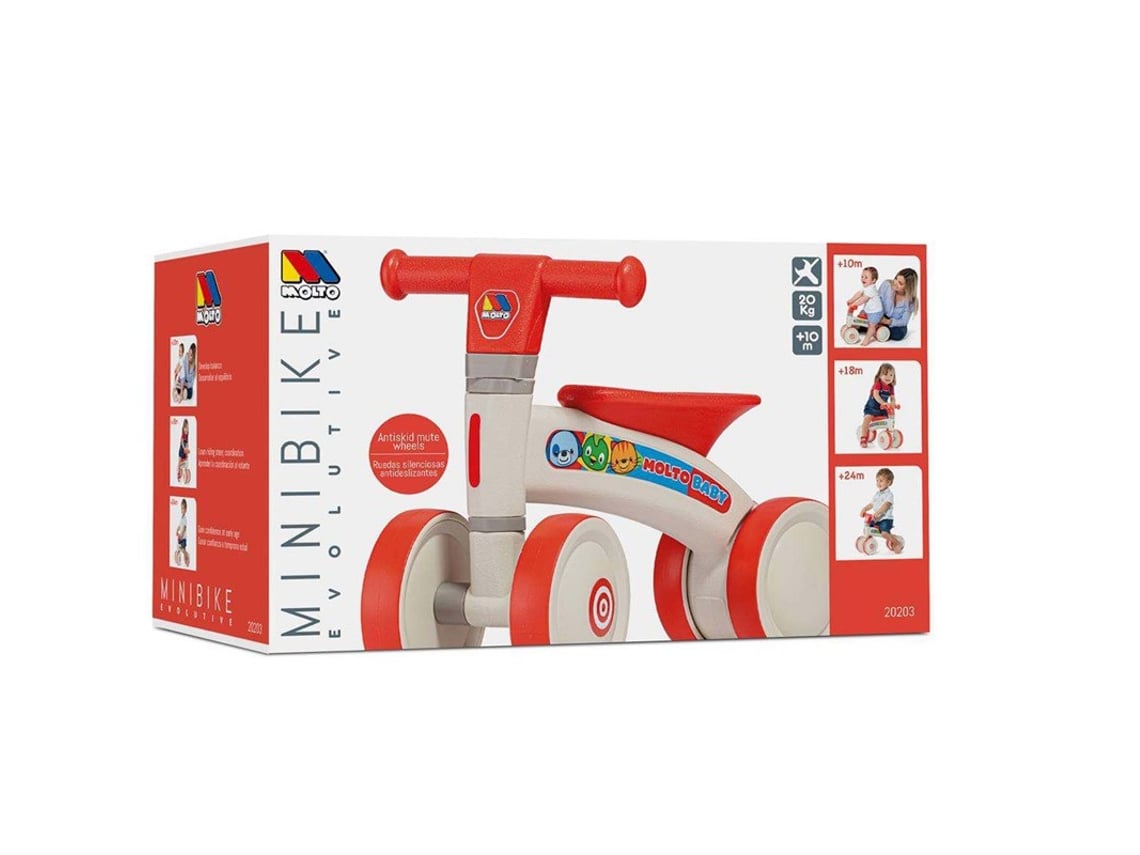 Triciclo MOLTO Mini Bike Evolutive | Worten.pt