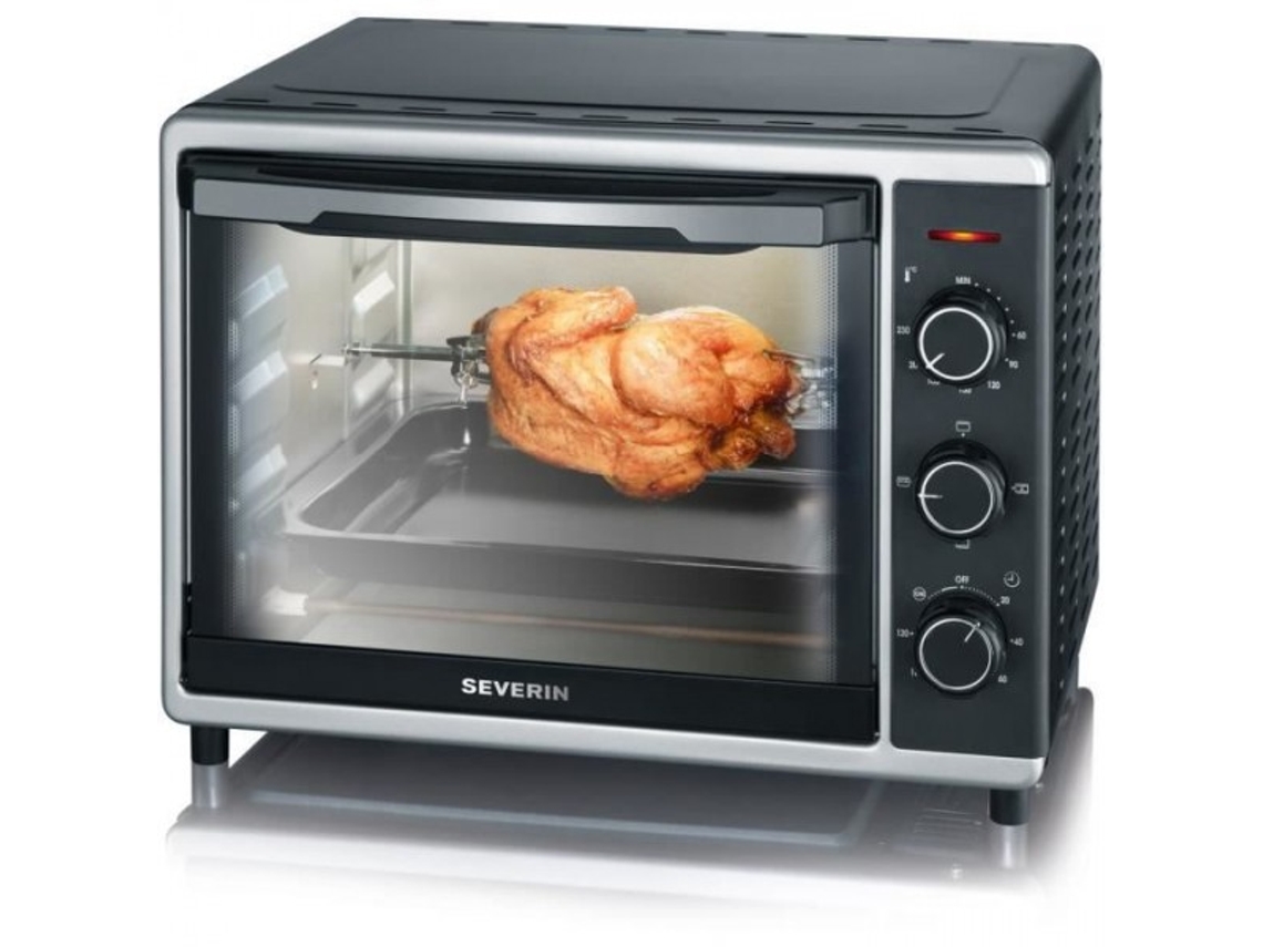 Mini-forno SEVERIN TO2056 (30 L - 1600 W - Preto) | Worten.pt