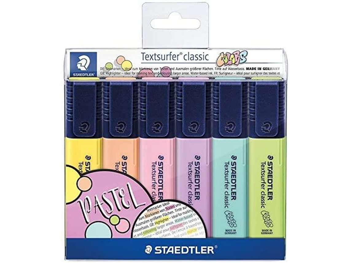 Conjunto de Marcadores Fluorescentes STAEDTLER Textsurfer Classic ...