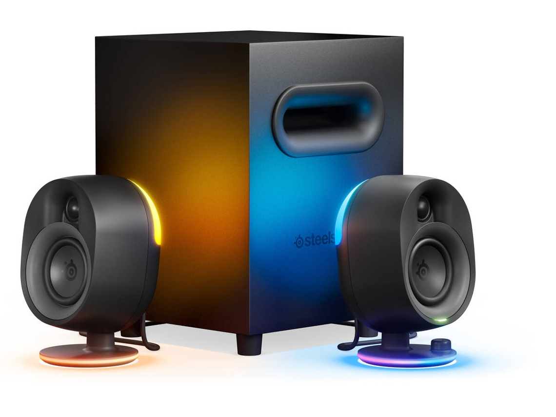 Colunas Gaming Bluetooth STEELSERIES Arena 7 (Preto) | Worten.pt