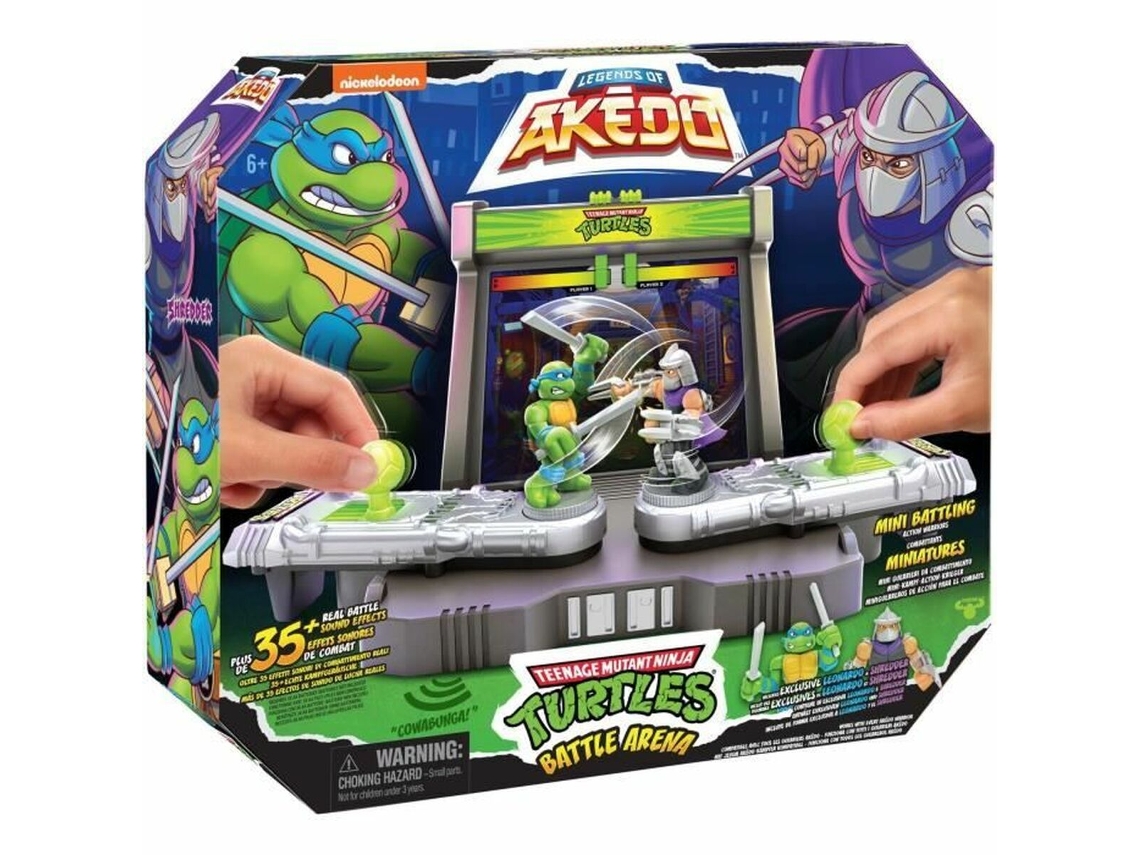 Estádio de Batalhas TEENAGE MUTANT NINJA TURTLES Legends Of Akedo ...