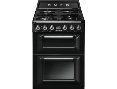 Fogão SMEG TR62BL (96 L - Gás Natural - Preto) | Worten.pt