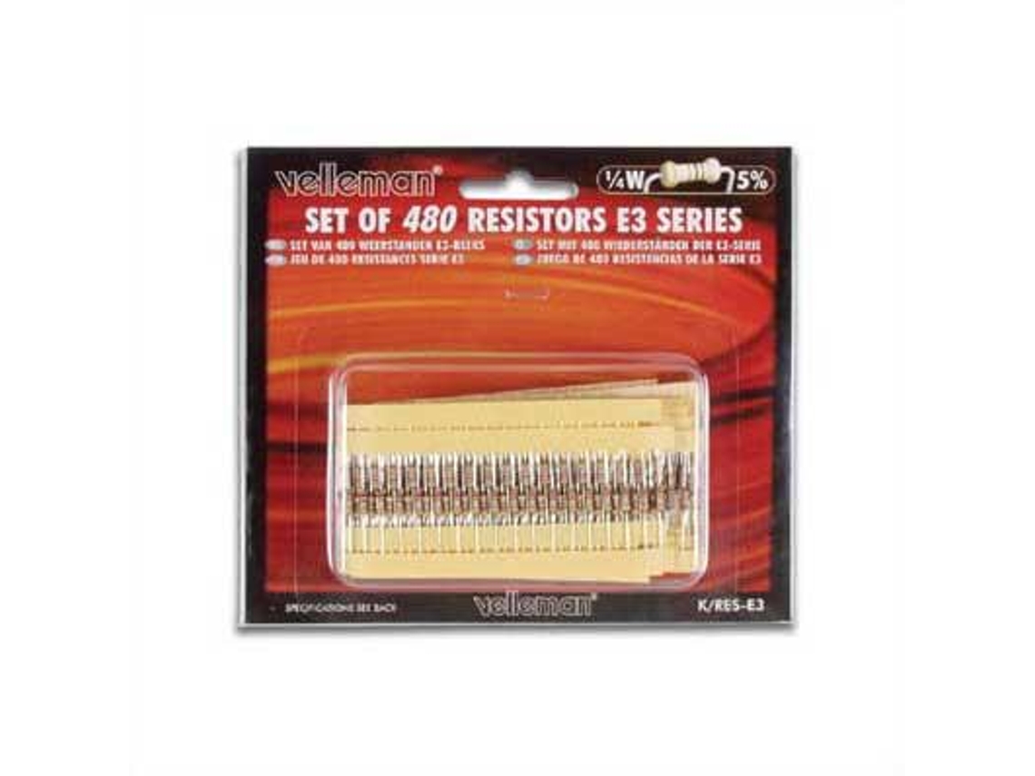 Set Of 480 Resistors (E3-Series) | Worten.pt