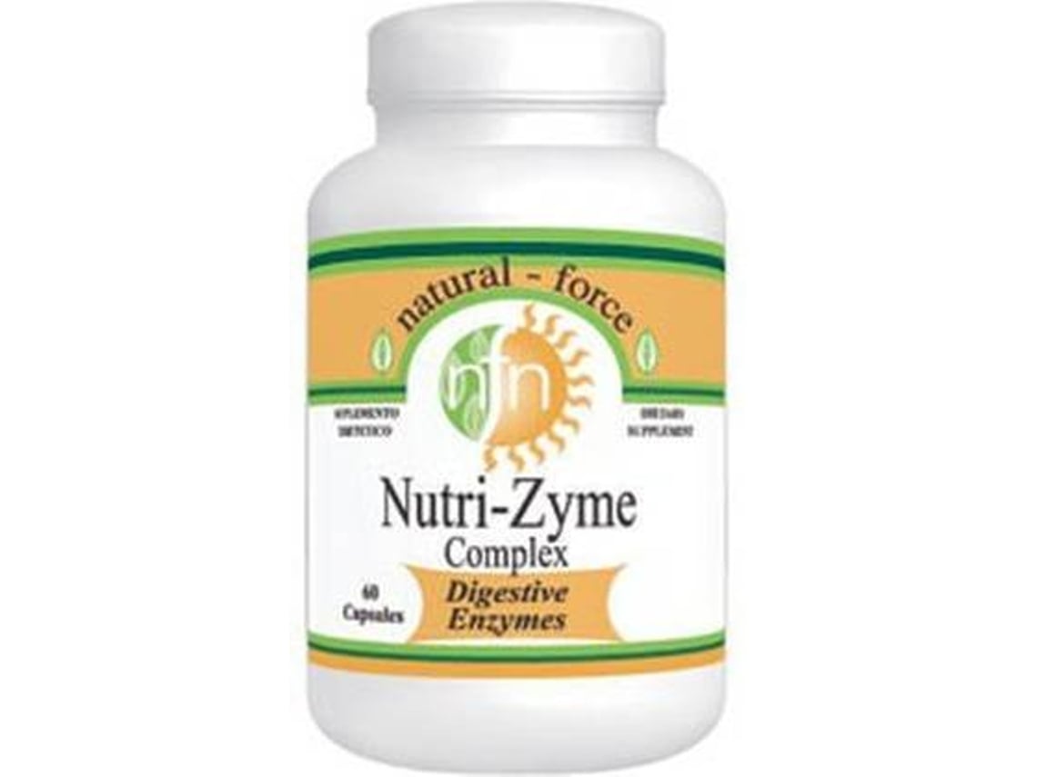 Suplemento Alimentar NUTRI-FORCE Nutri-Zyme Complex Enzimas Digestivas ...