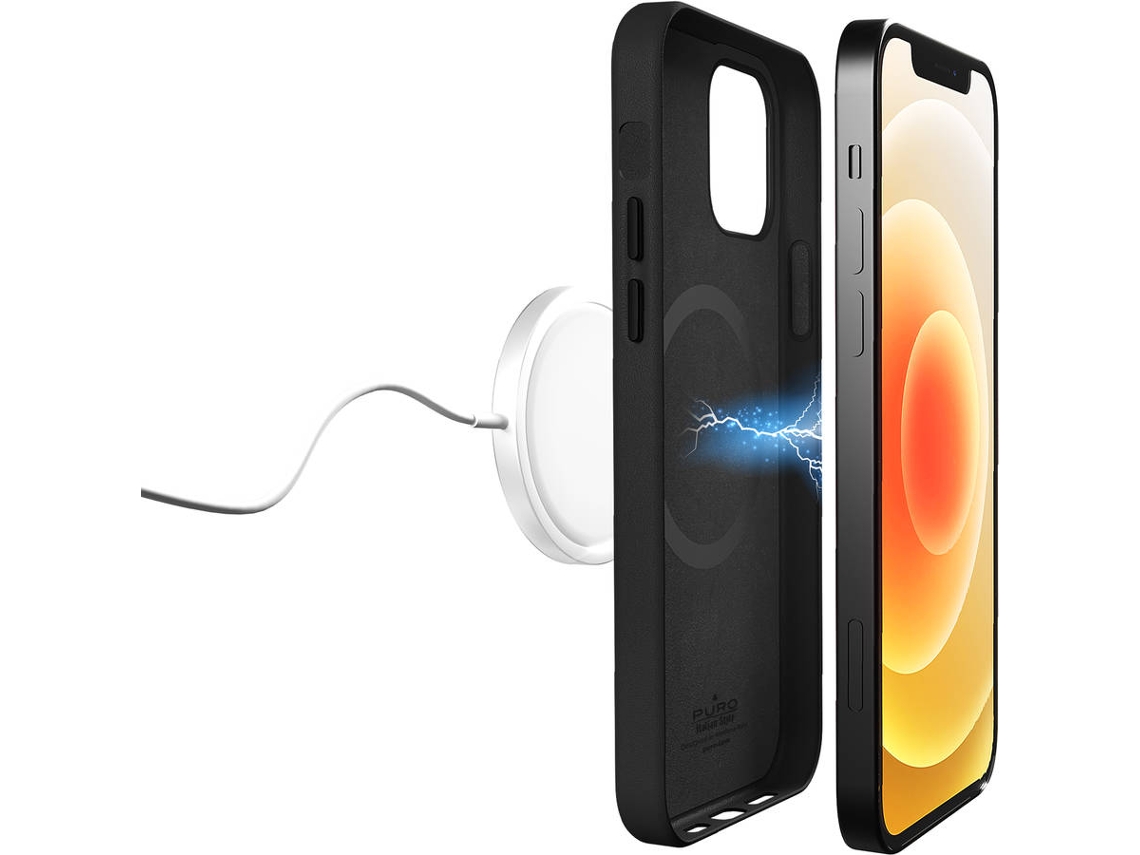 Capa iPhone 12 Mini PURO Skymag Preto | Worten.pt