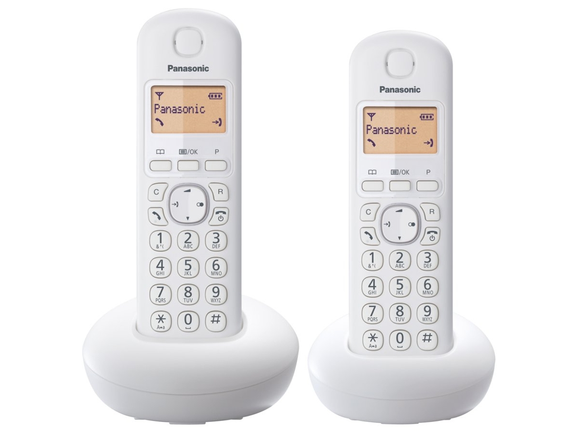 Telefone Duo PANASONIC KX-TGB212SP Branco | Worten.pt