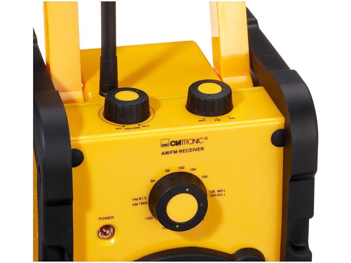 Rádio CLATRONIC BR 816 (Amarelo / Preto - Analógico - FM/AM - Pilhas e ...