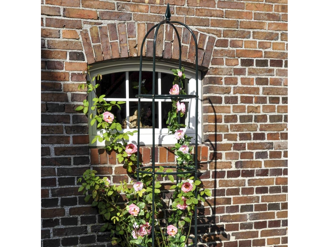 HI Arco de jardim 40x40x200 cm aço verde | Worten.pt