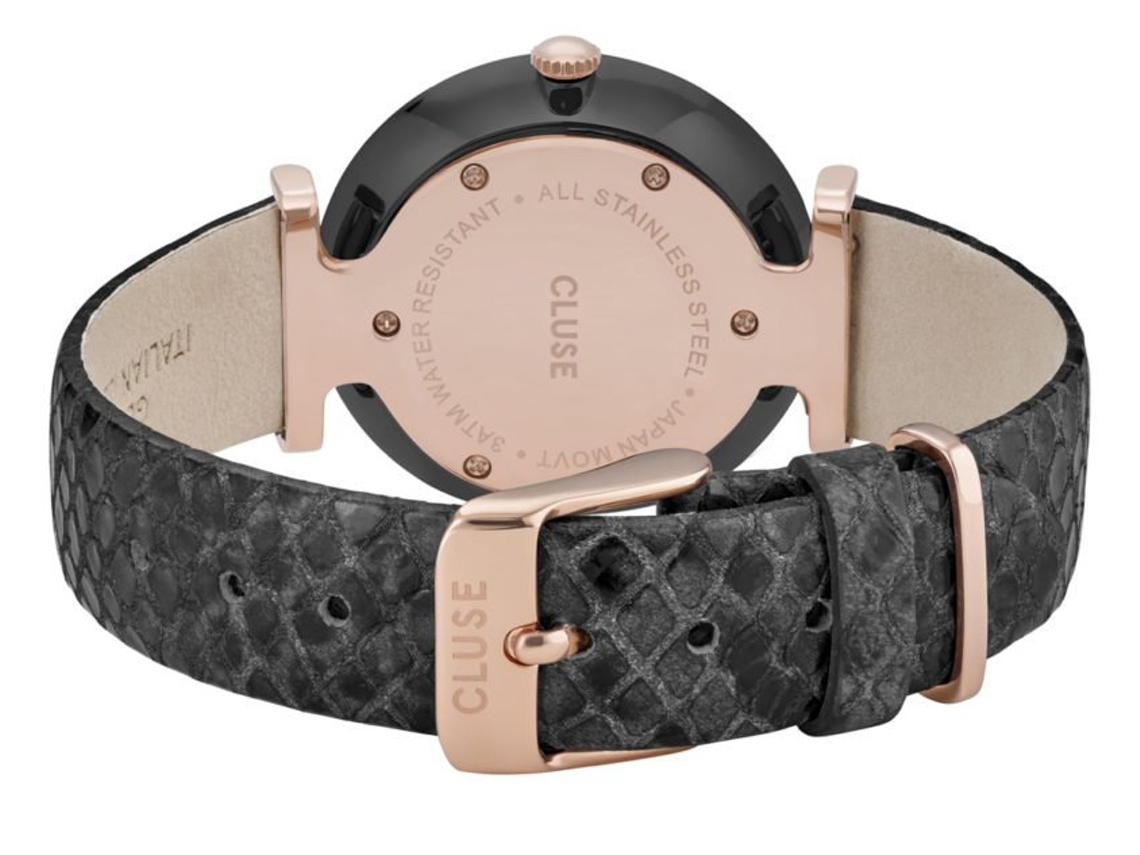 Relógio CLUSE Triomphe Mulher (Pele - Preto) | Worten.pt