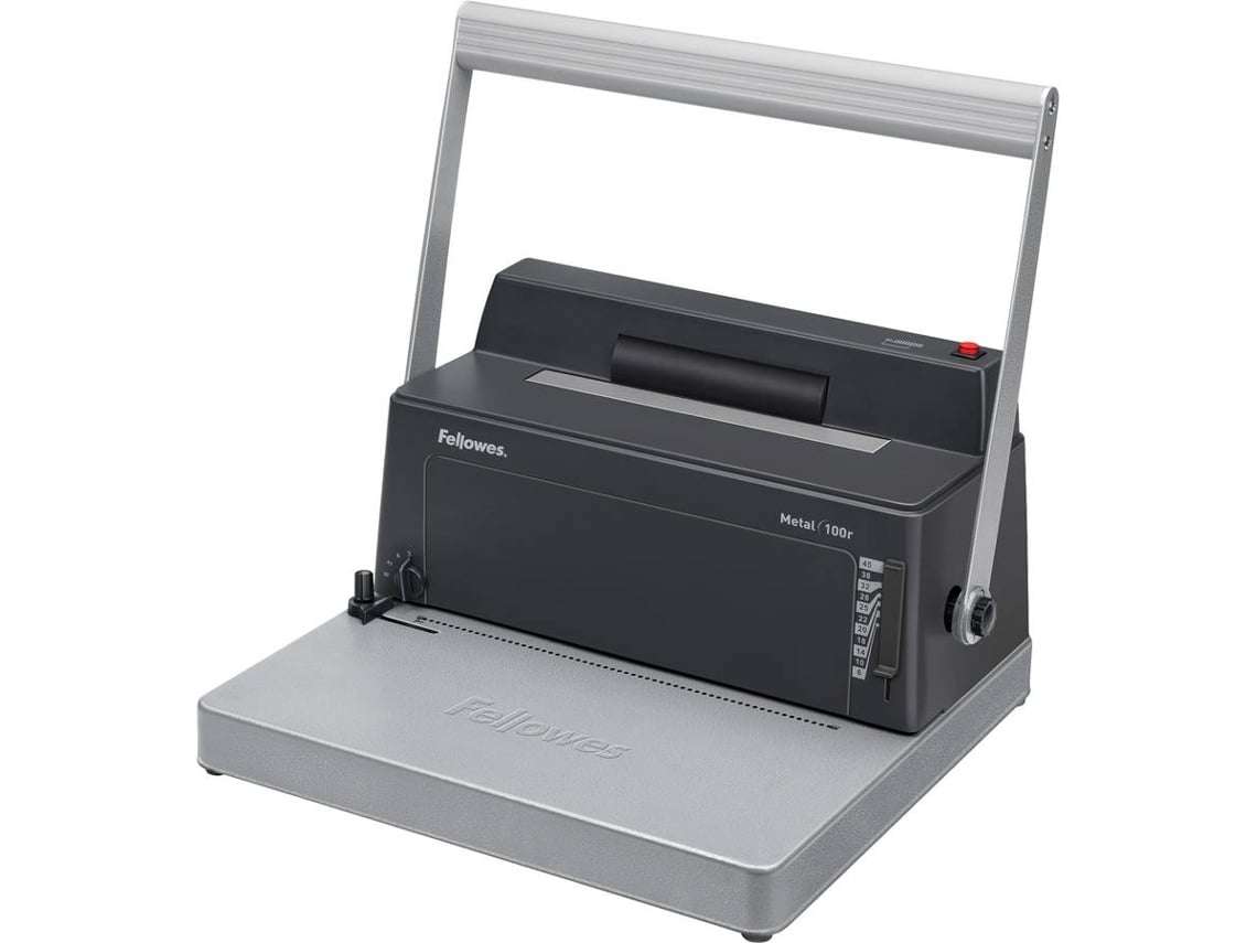 Máquina de Encadernação FELLOWES Espiral Metal 100R | Worten.pt