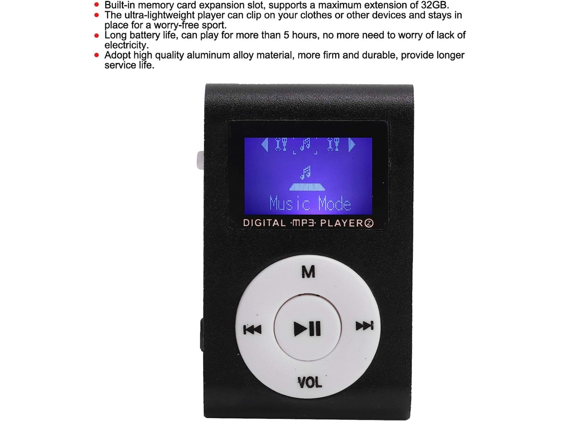 Leitor MP3 Portable Mini Lcd Screen Player Music Player Digital Player ...