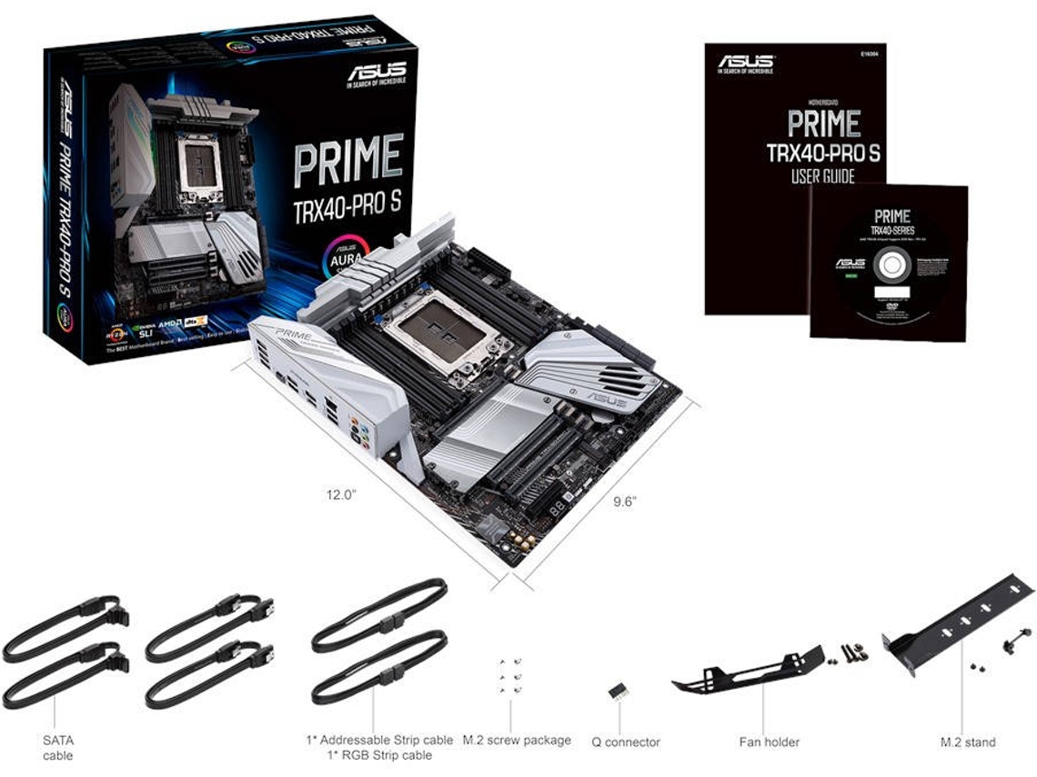 Motherboard ASUS Prime TRX40-PRO S (Socket sTRX4 - AMD TRX40 - ATX ...