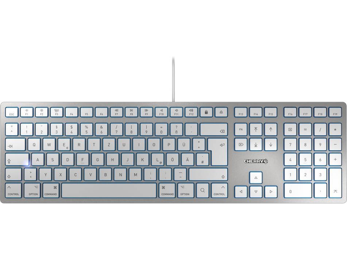Teclado CHERRY KC 6000 Slim (Layout Alemão - Teclado Numérico) | Worten.pt