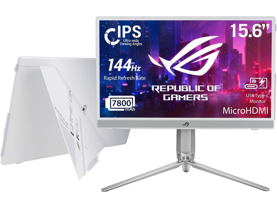 Monitor Gaming ASUS ROG Strix XG16AHP-W (15.6'' - 3 ms - 140 Hz ...