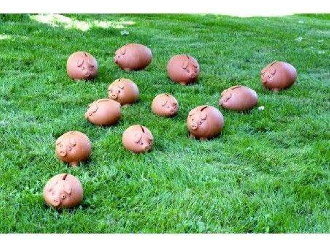 Mealheiro HOGAR Y MÁS Porco De Barro Artesanal | Worten.pt