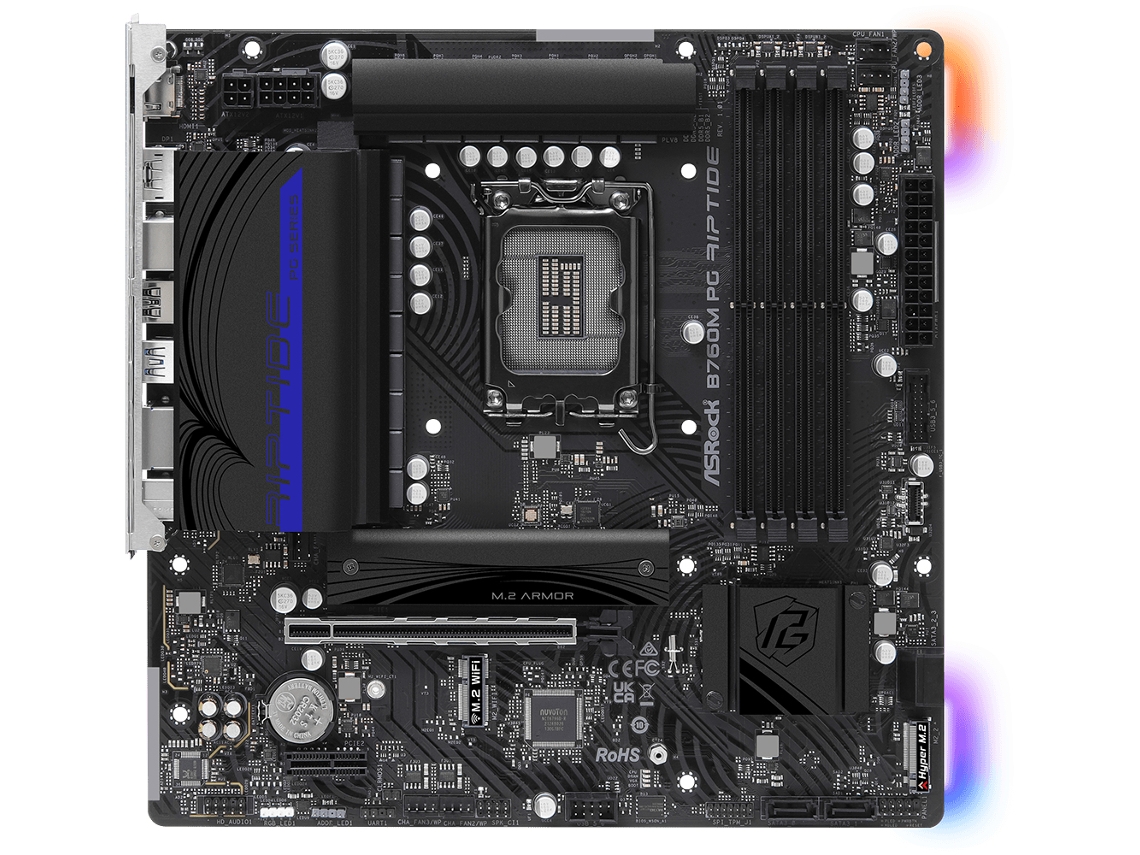 Motherboard ASROCK B760M Pg Riptide Intel B760 Lga 1700 Micro Atx ...