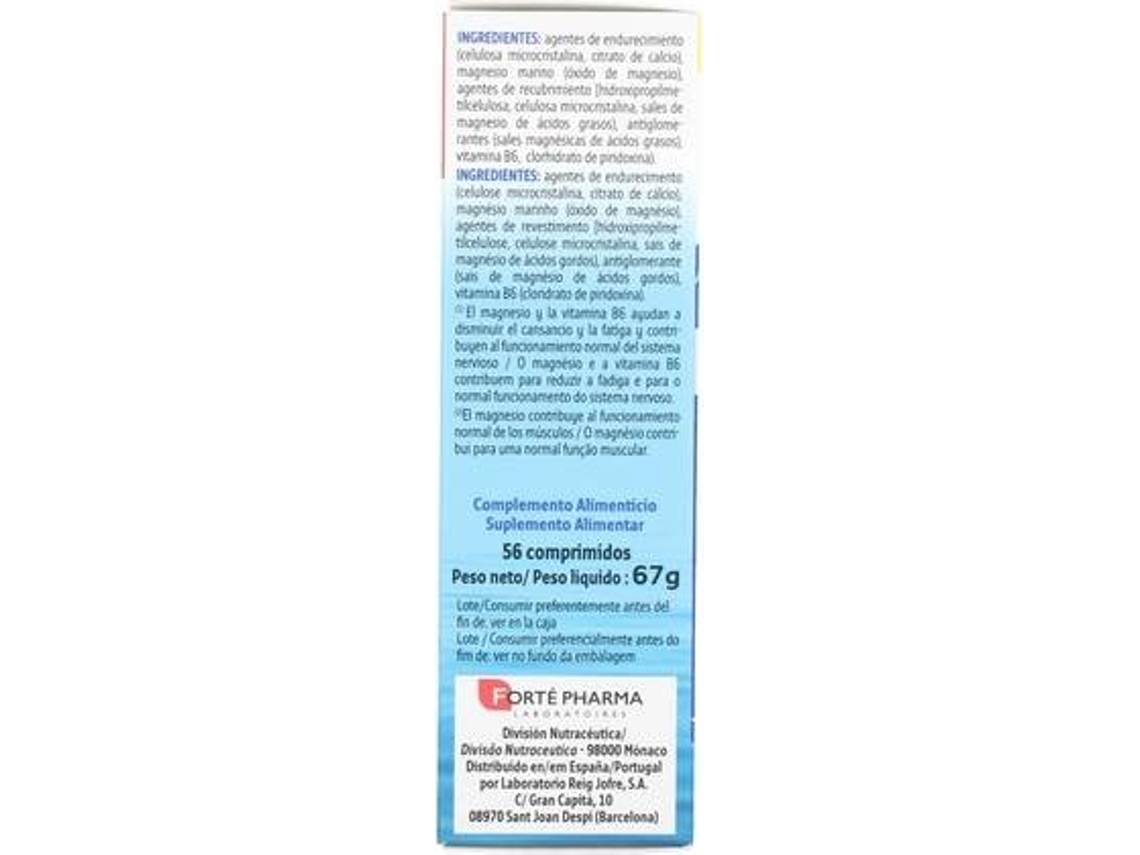 Suplemento Alimentar FORTÉ PHARMA Forté Magnésio Marino (56 comprimidos ...