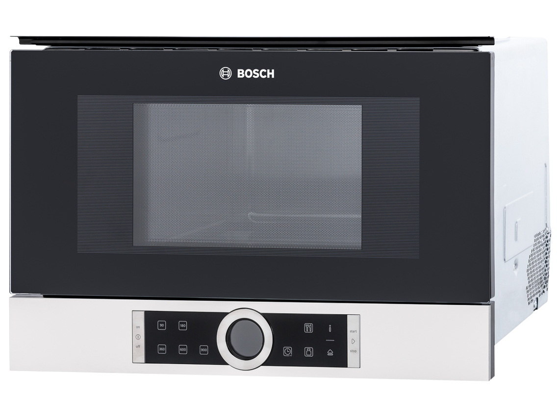 Micro-ondas Encastre BOSCH BFL634GS1 (21 L - Sem Grill - Inox) | Worten.pt