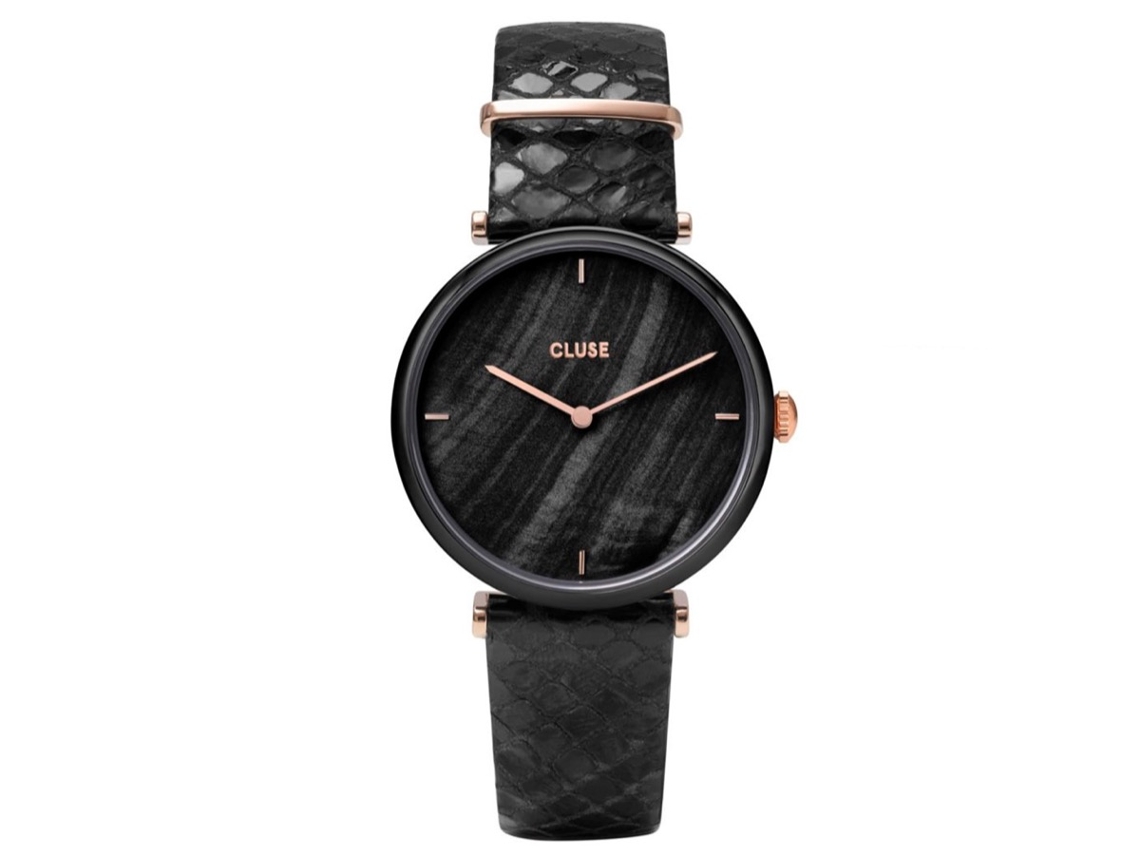 Relógio CLUSE Triomphe Mulher (Pele - Preto) | Worten.pt