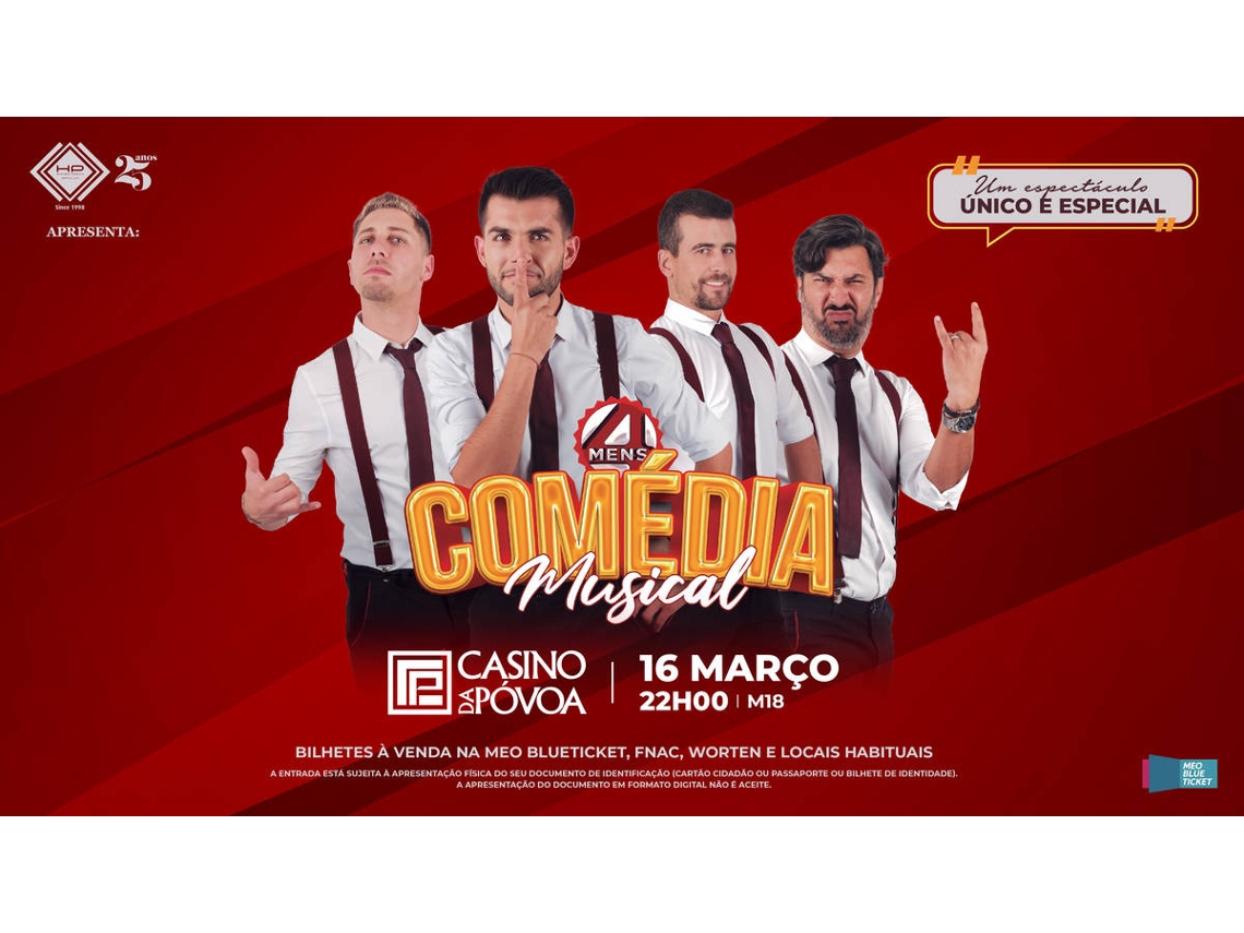 Bilhete 4 MEN`S|PORTO | Worten.pt