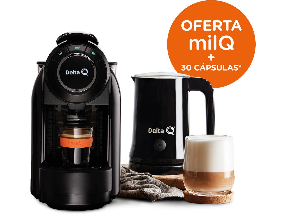 Máquina de Café DELTA Q Qit Qool Evolution + Milq Preto (Outlet Grade B ...