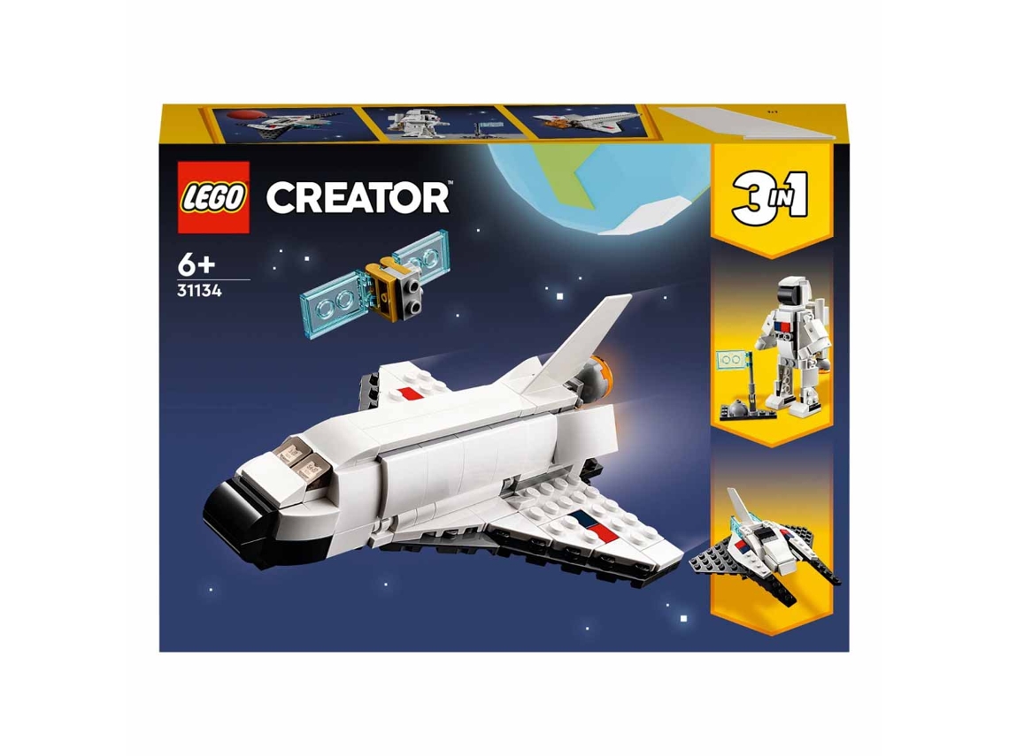 LEGO Creator 3 Em 1: Shuttle 31134 (Idade Mínima Recomendada: 6 anos ...
