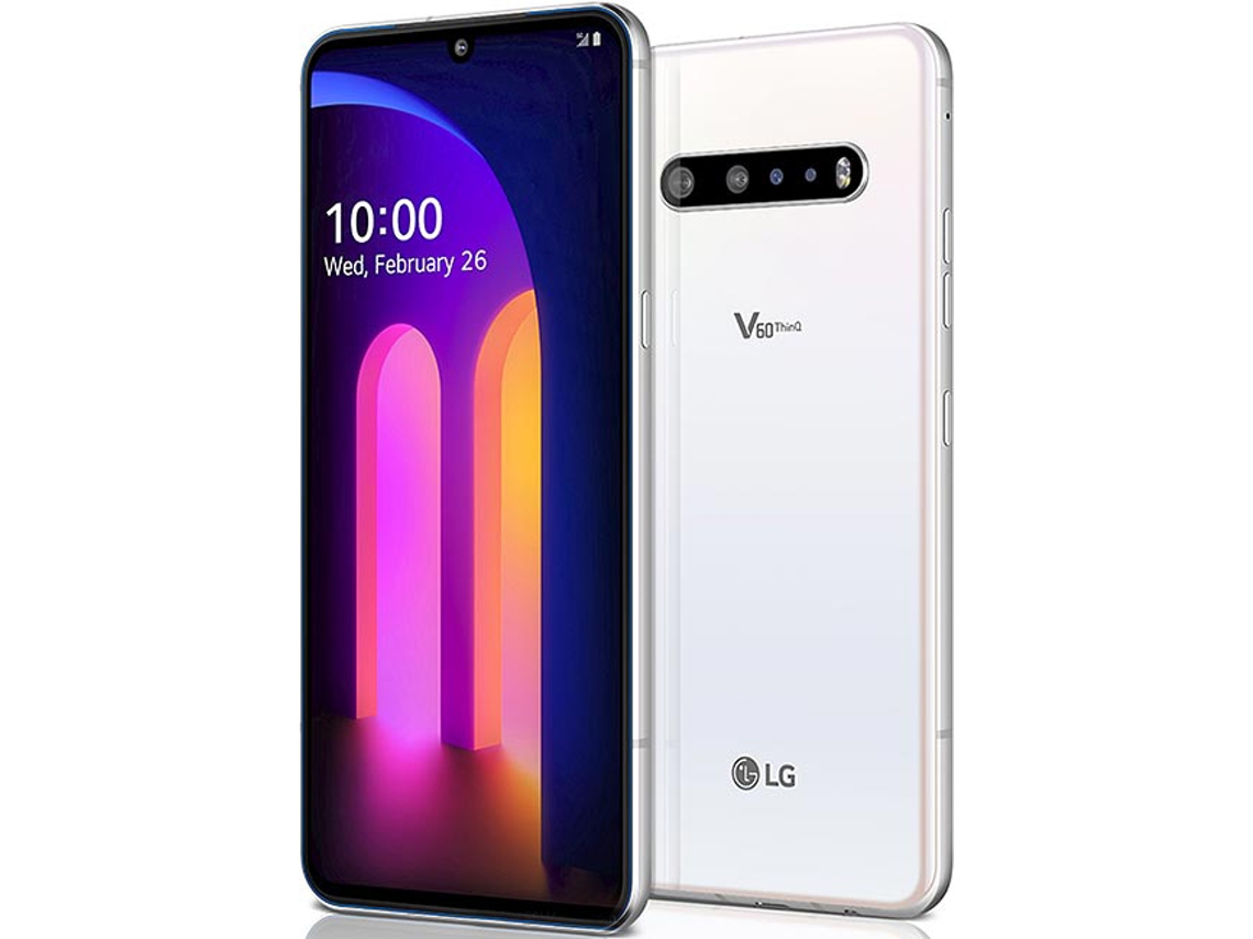 Smartphone LG V60 5G VM (6.8'' - 8 GB - 256 GB - Branco) | Worten.pt