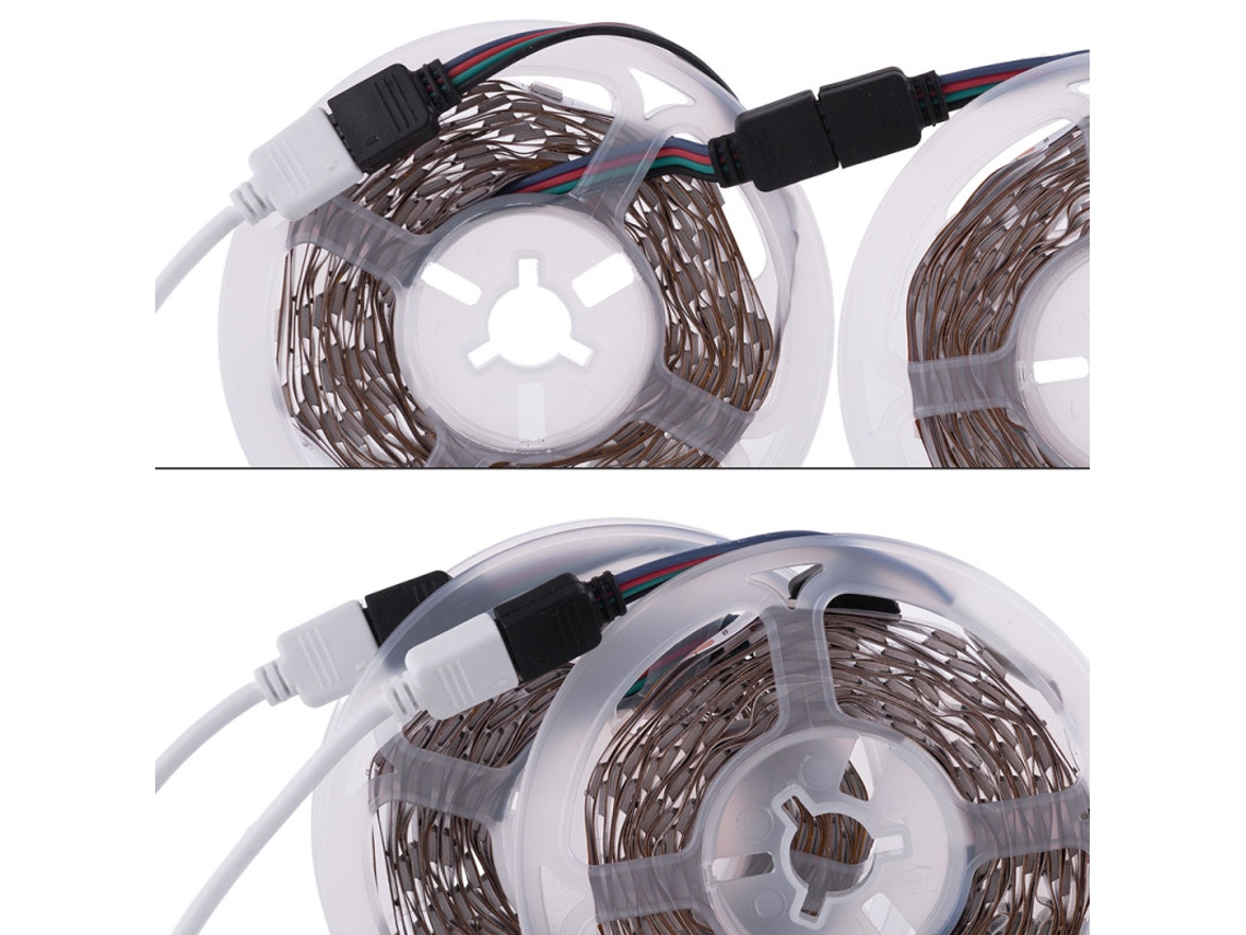 Kit Strip 72W 3.000Lm 300 Leds 10 Metros Rgb Blister Transformer ...