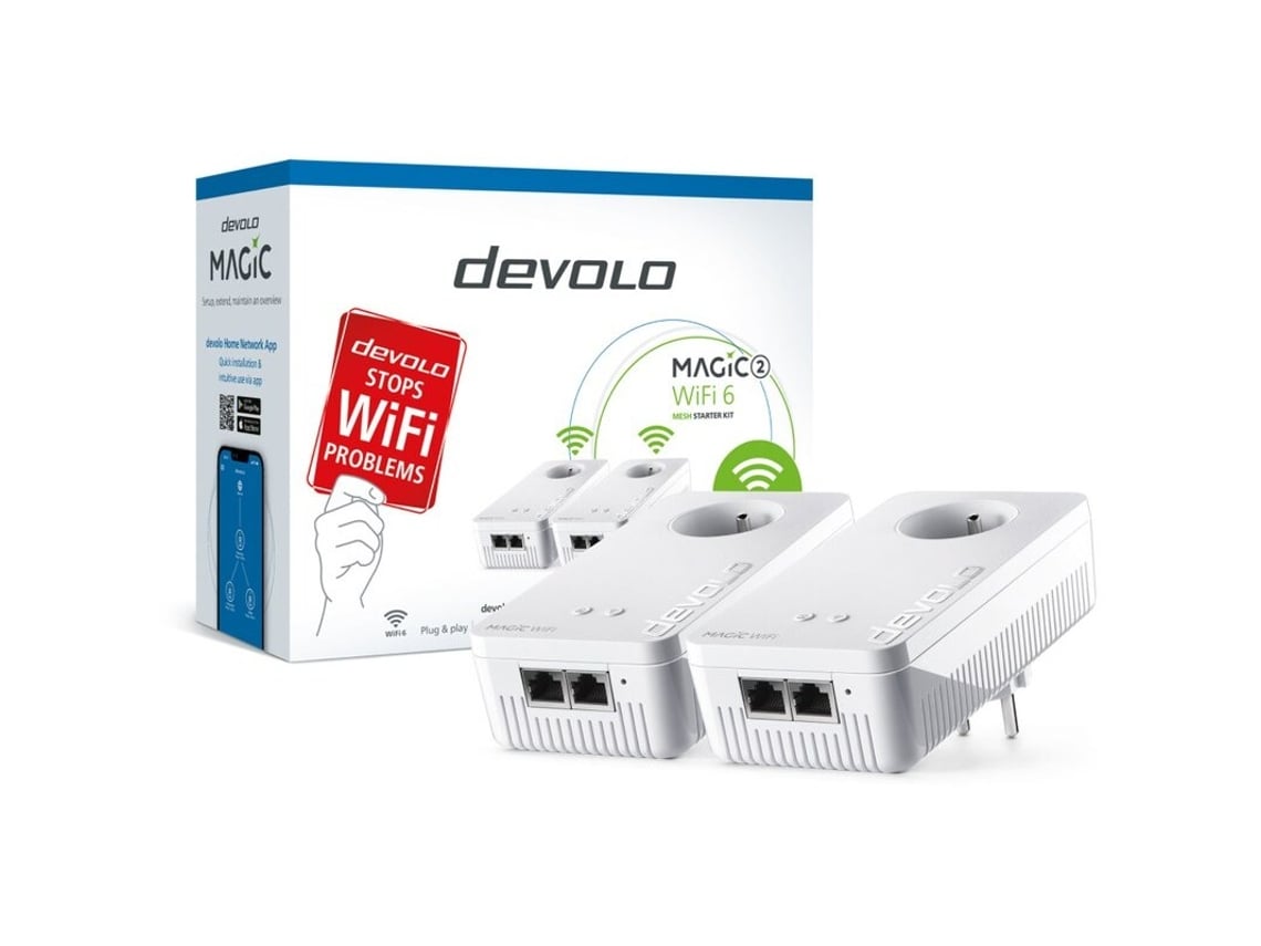 Tomada Cpl DEVOLO Magic 2 Wifi 6 Mesh Starter Kit | Worten.pt