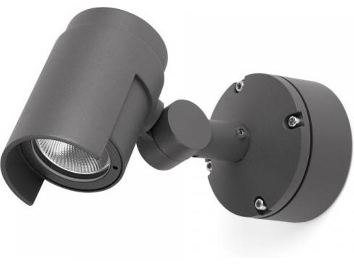 Projetor FARO BARCELONA Foc (Cinzento Escuro - LED - 15 W - Alumínio ...