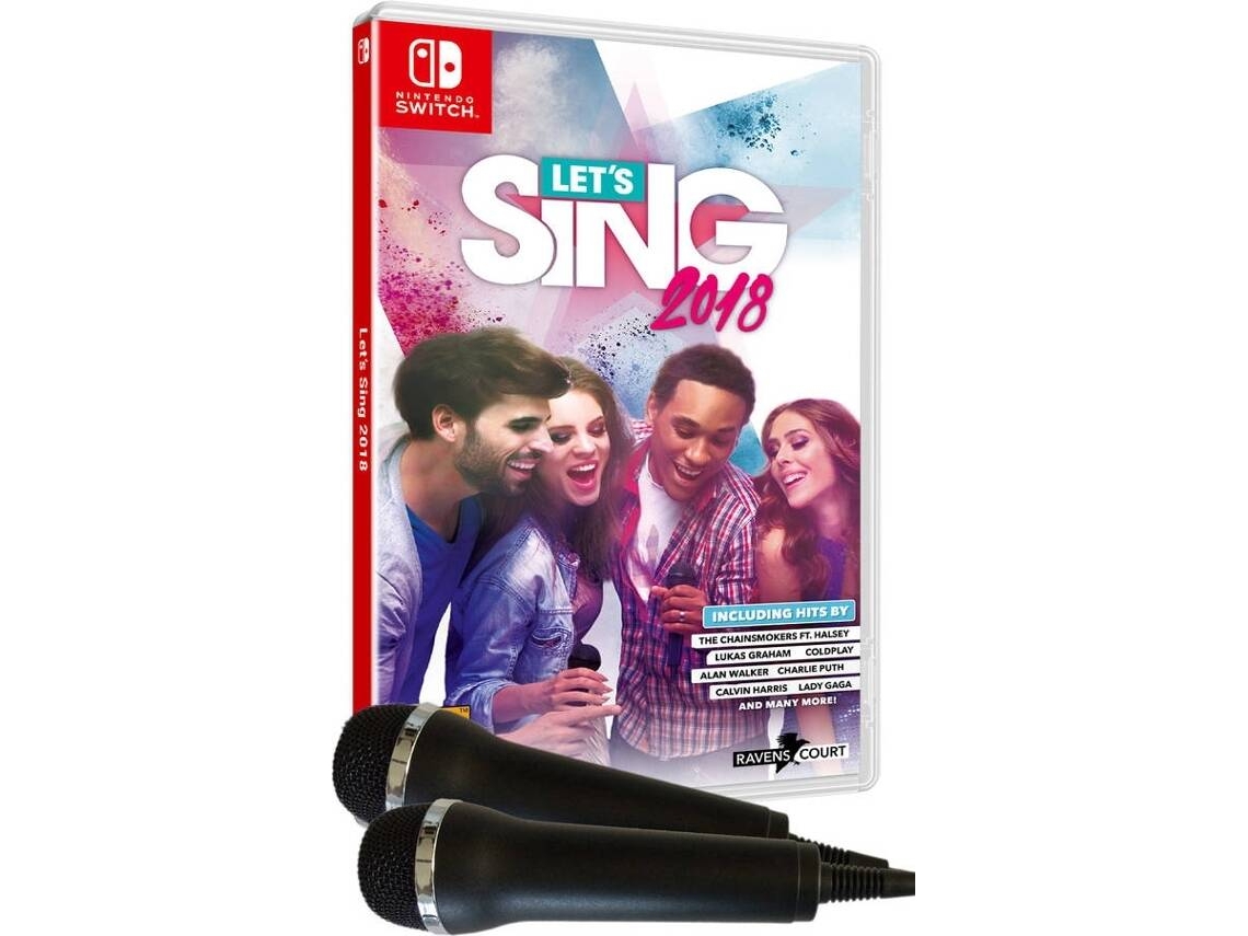 Jogo Nintendo Switch Let's Sing 2018 + 2 Micros | Worten.pt