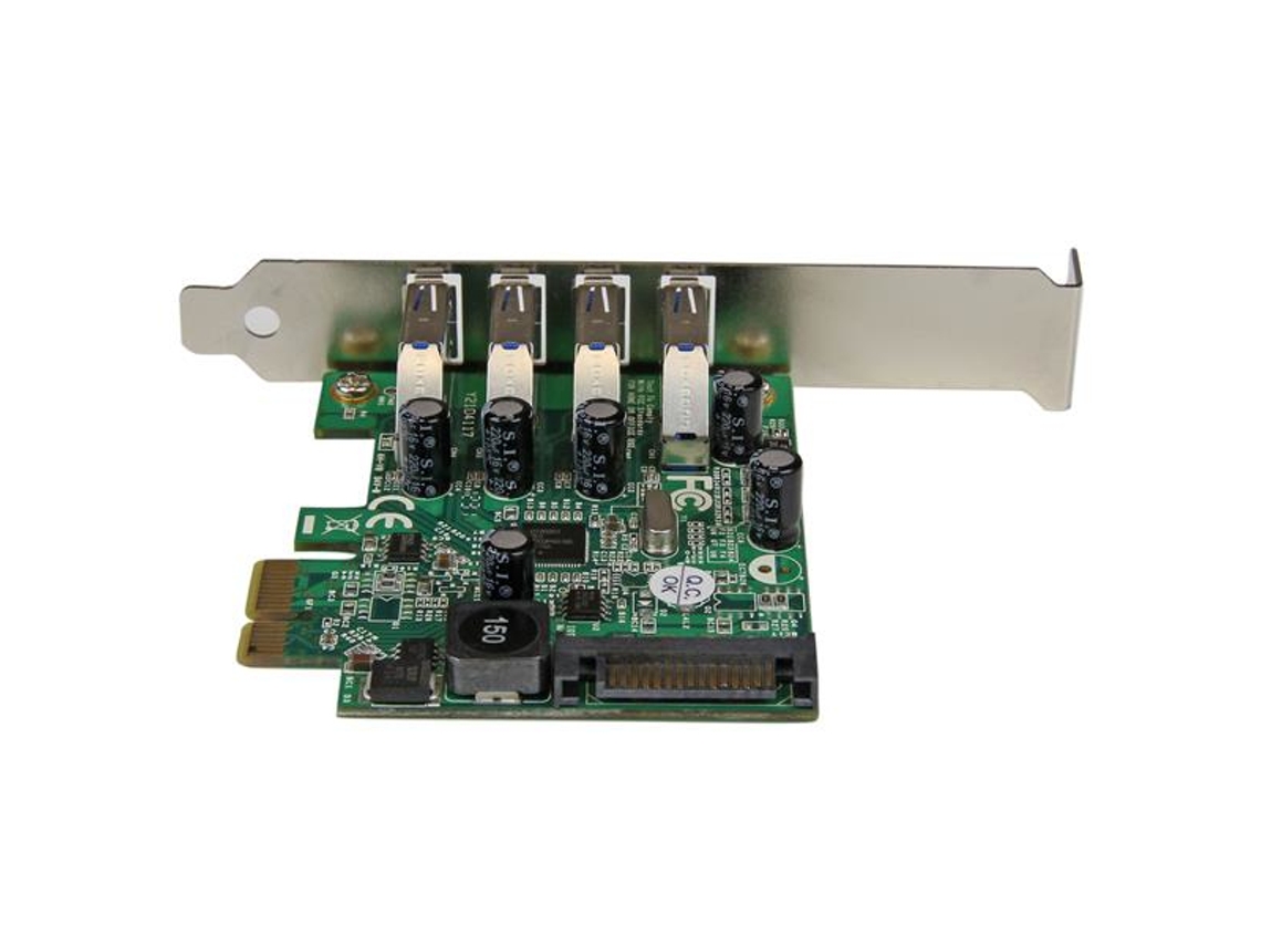Adaptador Startech.Com 4 Port Pci Express Pcie Superspeed Usb 3.0 Controller Card With Uasp Sata ...