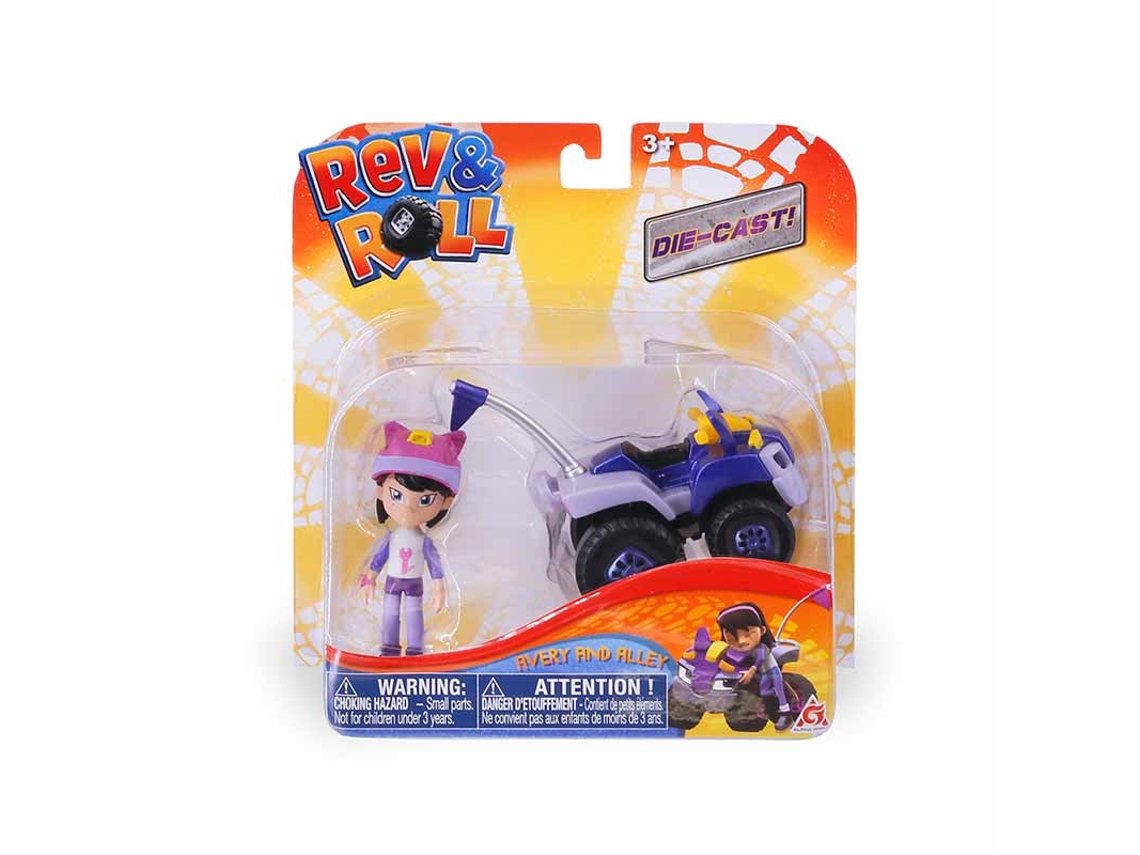 Figura de Brincar CONCENTRA Rev & Roll Veículos Die Cast com Figura (Idade Mínima Recomendada: 3 ...