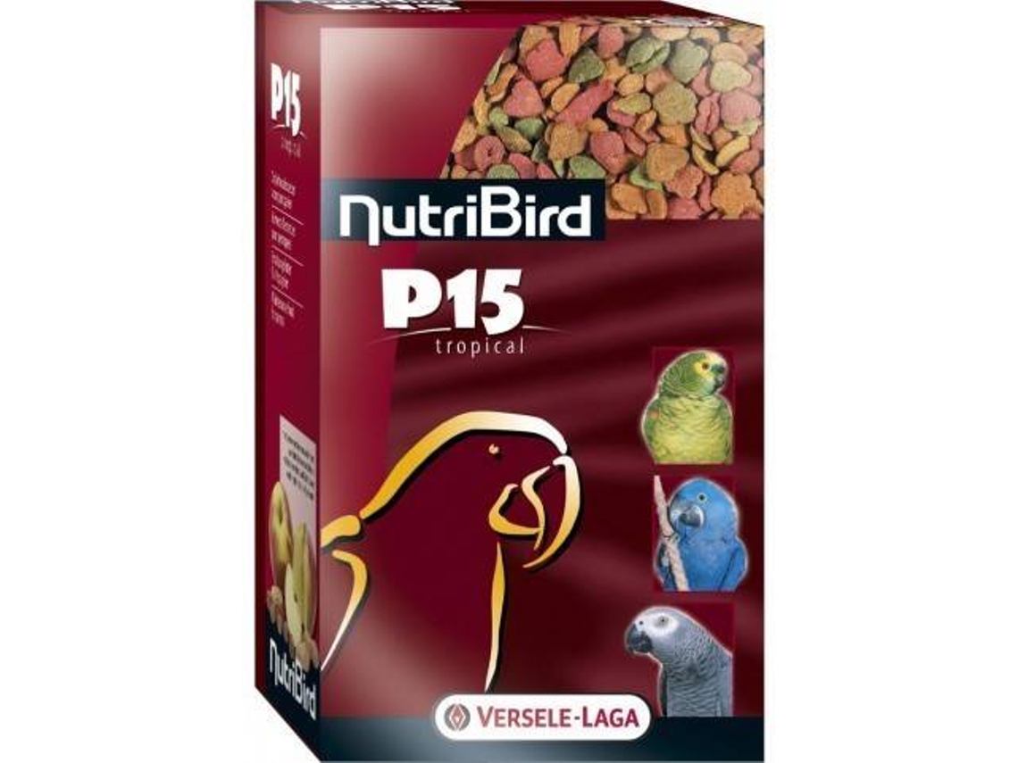 Alimentação para Pássaros VERSELE-LAGA Nutribird P15 Tropical (1Kg ...