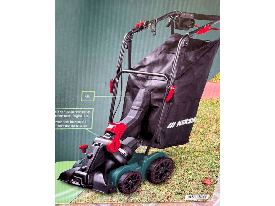 Varredor Soprador Elétrica PARKSIDE »Plksb 1800 A1« 1800 Watts Volume ...