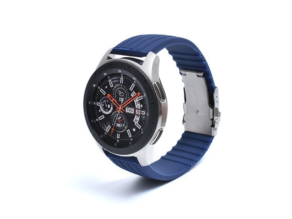 Bracelete Silicone Líquido para Xiaomi Mibro Air Watch Azul Escuro ...