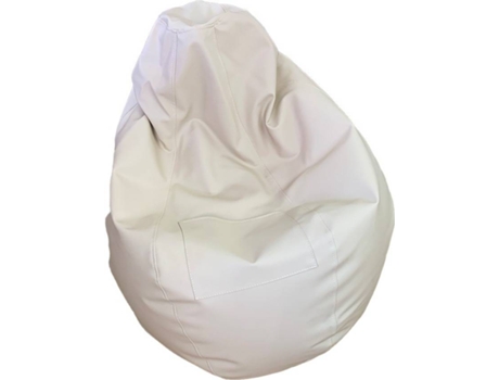 Puff SACCO PREMIUM (Bege - PVC - 80x80x130 cm) | Worten.pt