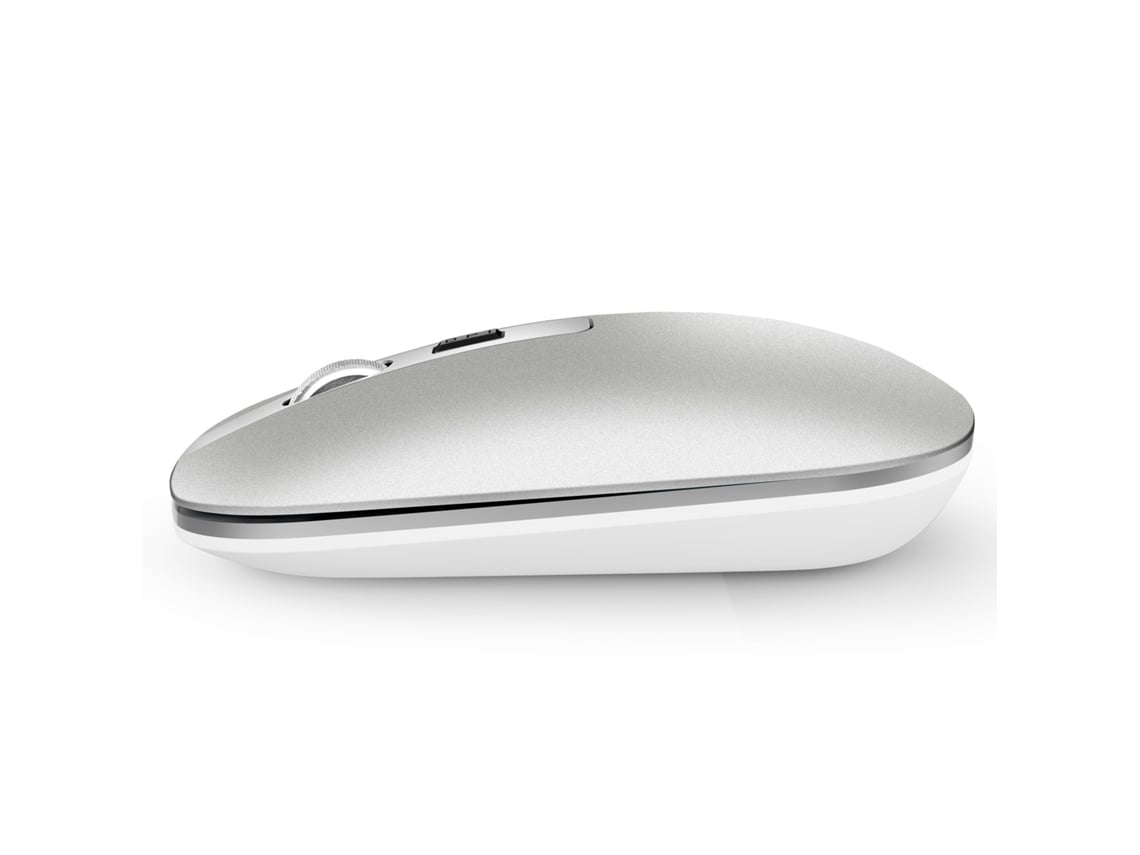 Mouse Sem Fio Recarregável Bluetooth 5.1, Mouse Sem Fio De Metal 2.4G ...