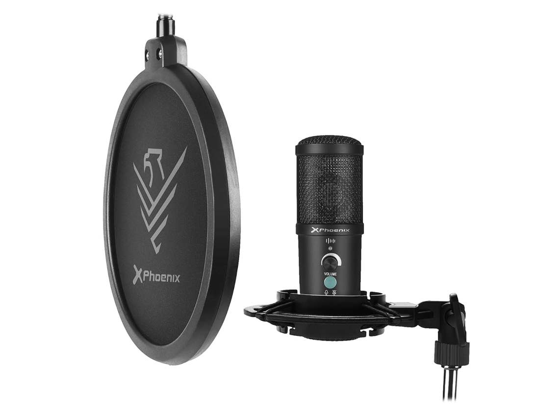 Microfone com Um Filtro Anti -Whock Filtro Usb Usb Phooenix ...