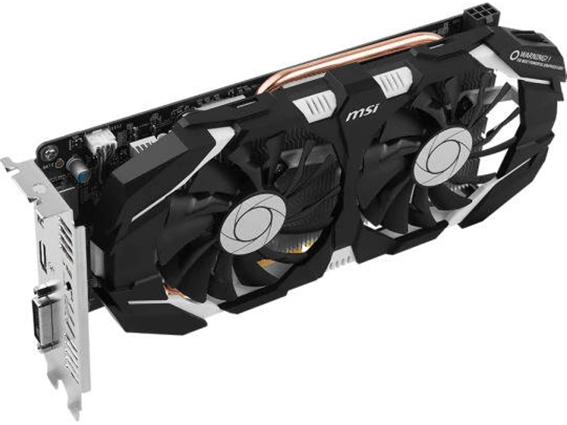 Placa Gráfica MSI GeForce GTX 1060 (NVIDIA - 6 GB DDR5) | Worten.pt