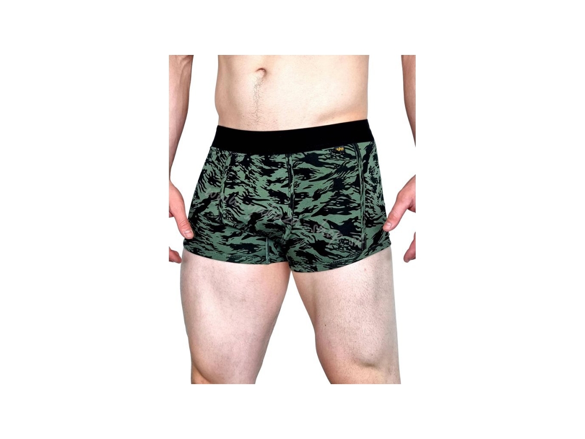 Boxers ALPHA INDUSTRIES Homem (M - Verde) | Worten.pt
