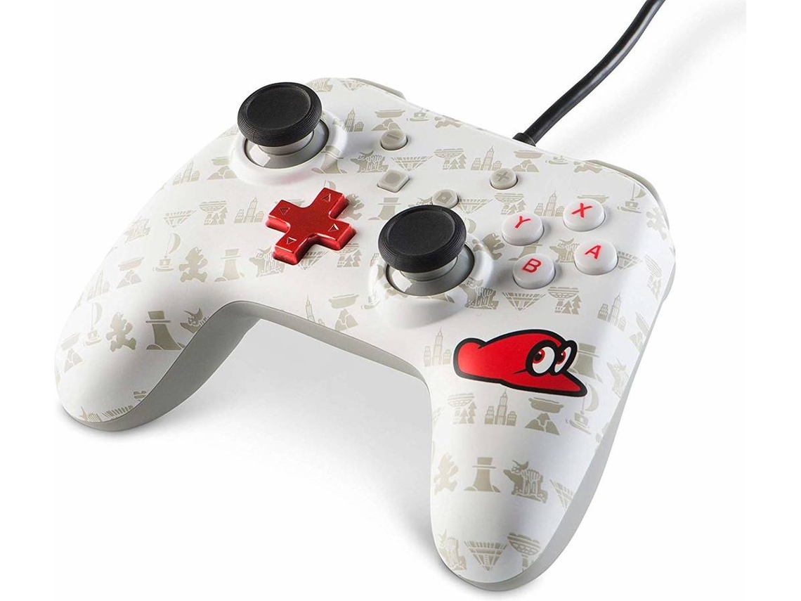 Comando Gaming POWER A Super Mario Wired Controller Chrome Mario Link ...